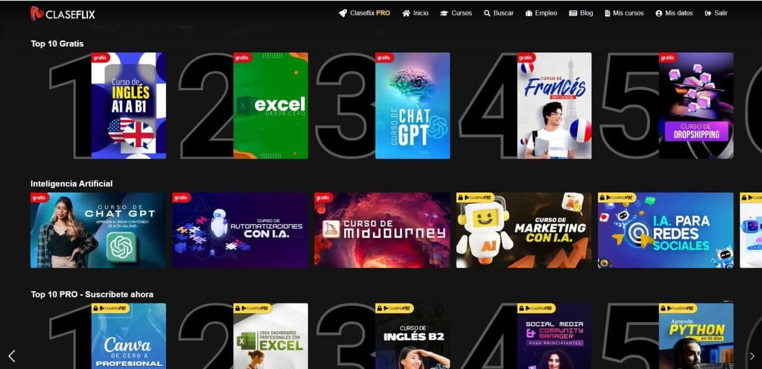 Claseflix: la mejor plataforma de aprendizaje online